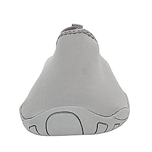 Pssopp Wading Sport Shoes, Air Layer Fabric Outdoor Fishing Shoes Fast Drainage Wear Resistant Good Elasticity for Water Activities for Men and Women (Size 38) Grey