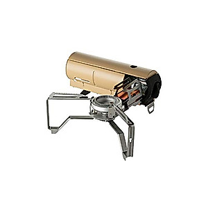 Snow Peak's Home & Camp Burner, Khaki, GS-600KH-US, Designed in Japan, Lifetime Product Guarantee, Lightweight and Compact for Camping, Stable Base for Cooking, One Size