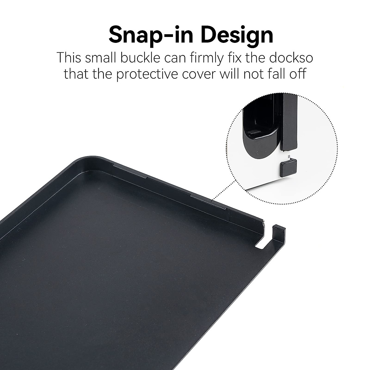 YOCORE Faceplate Skin Cover for Switch OLED Charging Dock, Anti-Scratch Hard Slim Sleeve Pad for Switch OLED Dock, DIY Replacement Housing Shell for Switch OLED Dock - P5