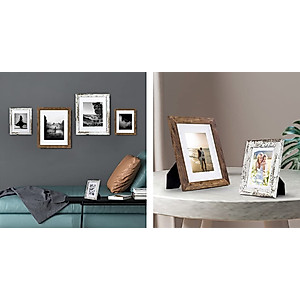 kennethan 11x14 White Picture Frame - Made to Display Pictures 8x10 with Mat or 11x14 Without Mat - Wide Molding - Wall Mounting Material Included…