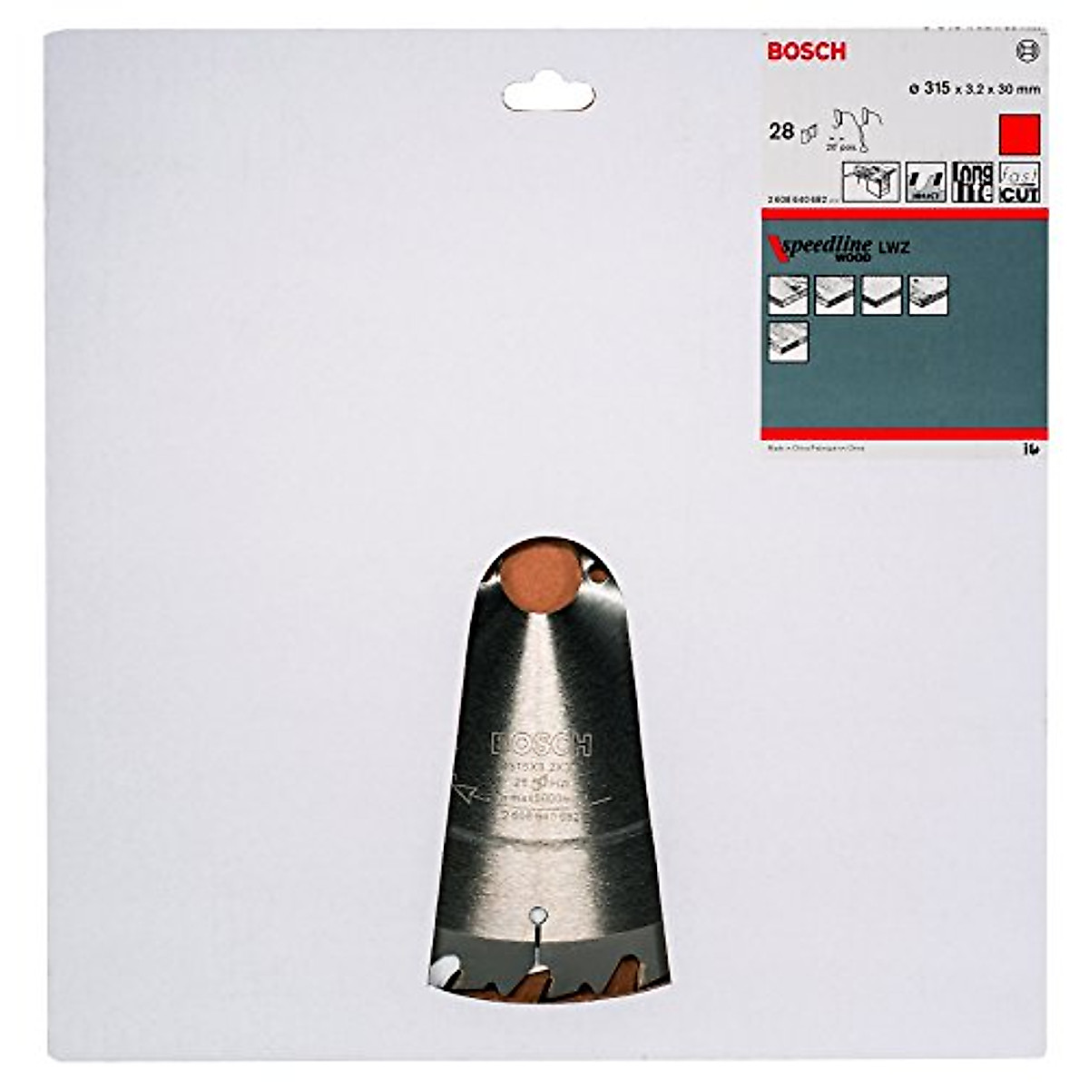 Bosch 2608640682 Circular Saw Blade"Top Precision" Sewot 12.4inx30mm 28T