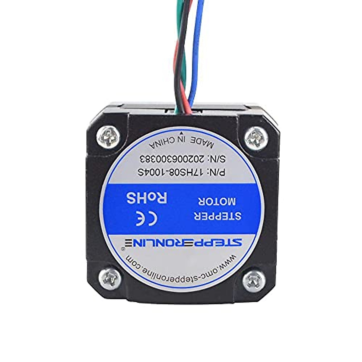 STEPPERONLINE Short Body Nema 17 Bipolar Stepper Motor 1A 22.6oz.in/16Ncm DIY CNC Extruder