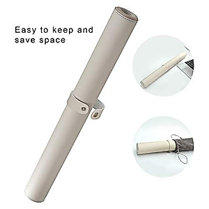 CENNBIE 47.2" x 19.6" Leather Desk mat, Desk mats on top of desks,Perfect Desk Mate for Office and Home, Rectangular, Large(Cream Color)