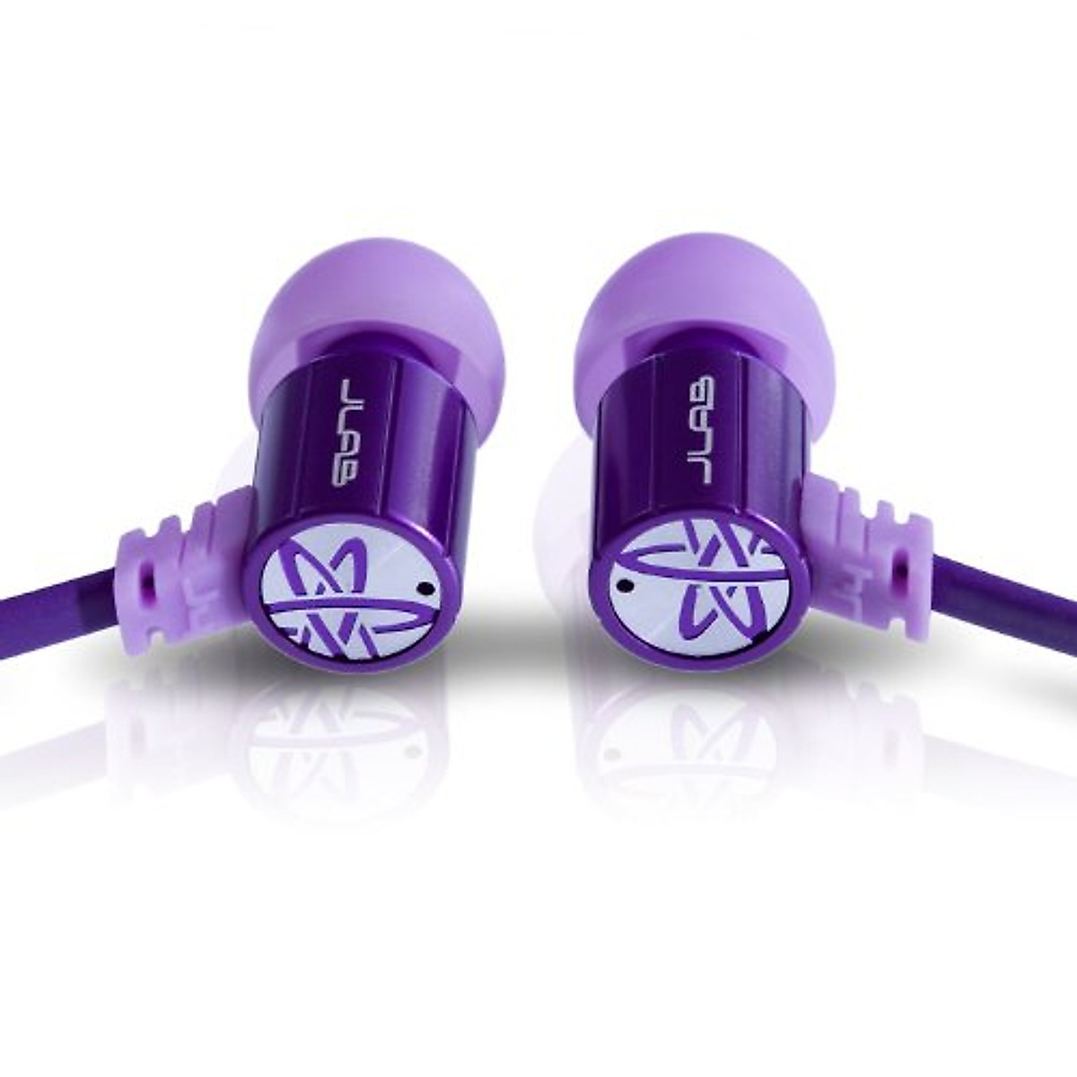 JLab Audio J4 Heavy Bass, Rugged Metal In-Ear Headphone, GUARANTEED FOR LIFE - Pirple