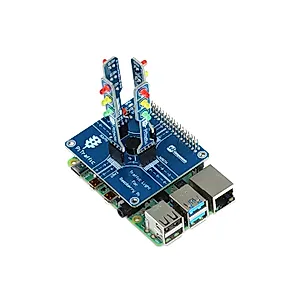 sb components PiTraffic Educational Traffic Light Add on Shield HAT for Raspberry Pi 4, 3, 2 and Zero