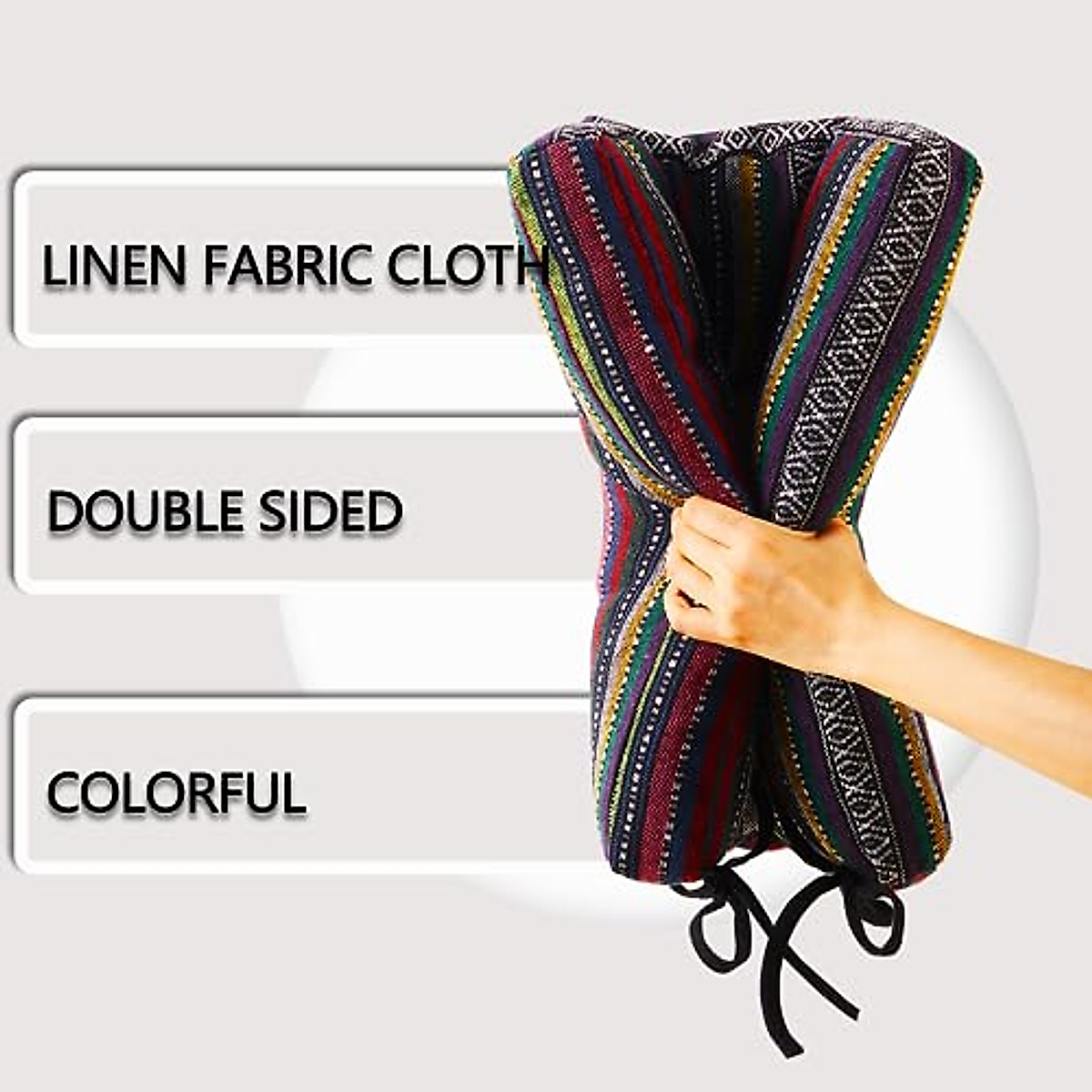 Big Hippo Patio Chair Cushions 17 X 17 X 2 Inch Chair Pad Soft Square Chair Seat Cushions for Patio Furniture Home Garden Office Outdoor Indoor with Ties