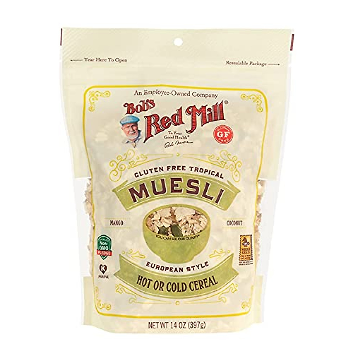Bob's Red Mill Tropical Muesli, 14 Ounce (Pack of 3)