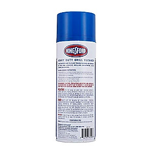 Kingsford Heavy Duty Spray-On Grill Cleaner Aerosol | Cuts Through Grease and Grime on Contact | Makes Grill Cleaning Effortless, Great for Grills or Ovens | 14.5 ounces