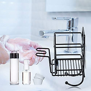 Zerodeko Shelving Brackets Wall Rack Shelf Shower Shower shower shelves shower basket shower rack Organizer Shelf, Adhesive Wall Mount Shelves Toothbrush Holders Wall Mounted