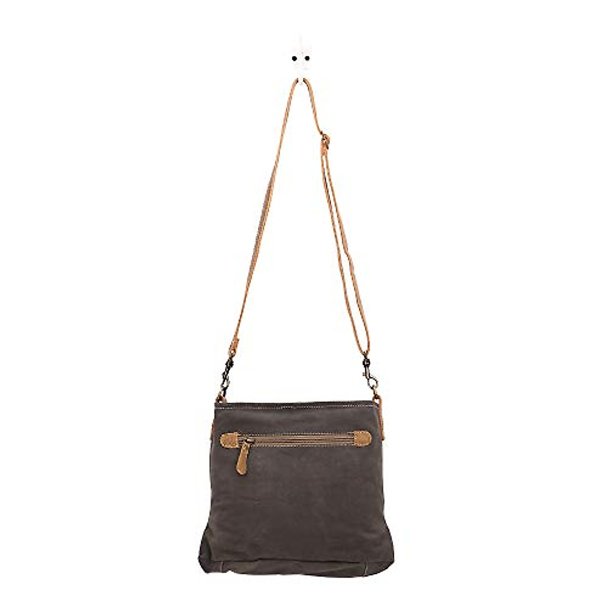 Myra Bag Posy Upcycled Canvas & Cowhide Shoulder Bag S-1461