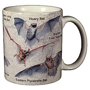 WILD COTTON Bats of North America 11 Ounce Ceramic Coffee Mug (WC401M)