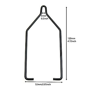 E-outstanding Fixing Clip 2PCS Reptile Dual Lamp Stand Lamp Hanger for Reptile Glass Terrarium Heating Light Reptile Lamp Holder NJ-14