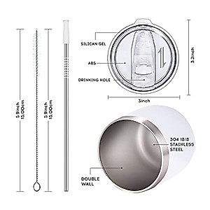 ELEGANTPARK Retirement Gifts for Women 2024 Wine Tumbler Retired Free and Fabulous Funny Birthday Gifts for Retired Friends Retired Teacher Coworkers Boss Retirement Tumbler White