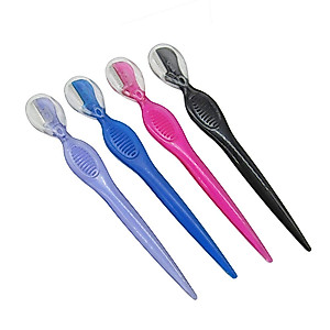 10 Pcs Eyebrow Lip Razor Trimmer Blade Shaver Shaper Hair Remover for Women Makeup Tools