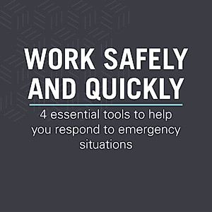 LEATHERMAN, Raptor Response Emergency Shears with Ring Cutter and Oxygen Tank Wrench, Made in the USA, Crimson