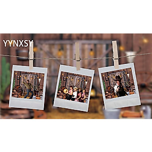 YYNXSY Western Cowboy Backdrop Western Party Supplies Decorations Wild West Decor Rustic Wooden House Barn Photography Background for Kids Boy Children Boy Baby Birthday Banner Photo Booth7 x 5 FT