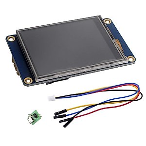 DIYmall Nextion Basic Display 2.8'' NX3224T028 2.8inch TFT Resistive Touch Screen Panel 320X240 UART HMI Intelligent LCD Display Module for Arduino Raspberry Pi ESP8266