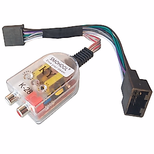 SMOHOOL Radio System Amp Subwoofer Amplifier Wire Harness Adapter Interface with Impedance Converter for Toyota Camry Tacoma Sienna RAV4 Avalon Tundra Corolla