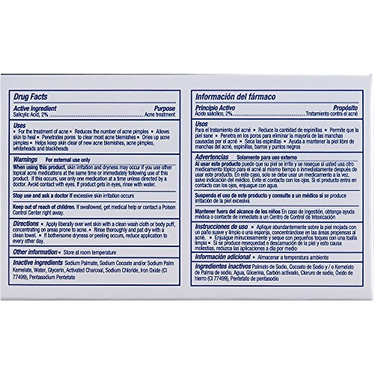 Asepxia with Activated Charcoal Purifying Effect Acne Treatment Bar Soap with Salicylic Acid, 4 Ounce