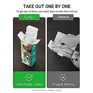 Syntus Slow Cooker Liners, Cooking Bags Large Size Crock Pot Liners Disposable Pot Liners Plastic Bags, Fit 3QT to 8QT for Slow Cooker Crockpot Cooking Trays, 13"x 21" 1 Pack (15 Liners)