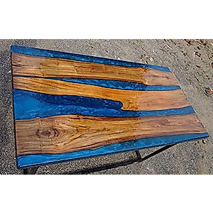 Epoxy Table, Live Edge Wooden Table, Epoxy Resin River Table, Natural Wood,Dining table, Natural Epoxy Table, Resin Table