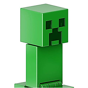 Mattel Minecraft Toys 3.25-Inch Action Figure, Creeper With Accessory & Portal Piece, Toy Collectible Inspired By Video Game