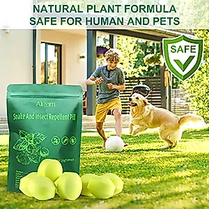 runhaze 10 Pack Snake Away Repellent for Yard Powerful Be Gone Pet and Children Safe Ball for Outdoors Defence Lawn Garden Camping Fishing Home Indoors Control