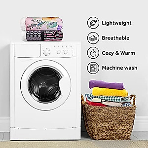 Jekeno Owl Blanket Hat Coffee Cup Print Gifts for Women Kids Girls Mom Home Bedroom Living Room Decor Soft Cozy Lightweight Cartoon Throw Blankets 50"x60"