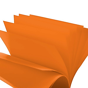 JAM PAPER Colored 24lb Paper - 90 gsm - 8.5 x 11 - Ultra Orange - 50 Sheets/Pack