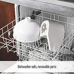 Weston Deluxe Electric Tomato Strainer, Food Mill, Sauce Maker for Salsa, Fruits, Apples, Berries, 4 Quart (82-0250-W), White