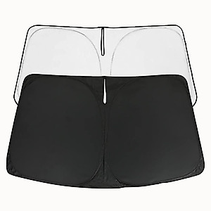 D-Lumina Windshield Sunshade Compatible with 2020 2021 2022 2023 2024 Ford Explorer (ST XLT, Limited, Platinum) - Foldable Front Window Sun Shade Shield Protector