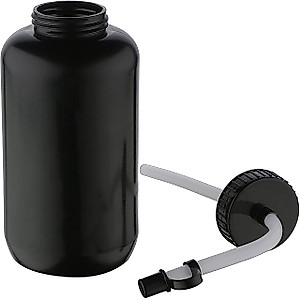 Diximus 10-pack Black Caps Drinking Straw CAP - straw cover - straw caps covers