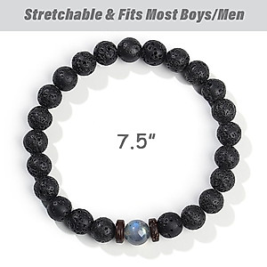 THEMEROL Easter Basket Stuffers for Teens Boys Gifts Ideas Teenage Kids Beaded Bracelets 13 Year Old Birthday To Son Grandson Confirmation Unique Boyfriend Graduation Christmas Day Stocking Valentines