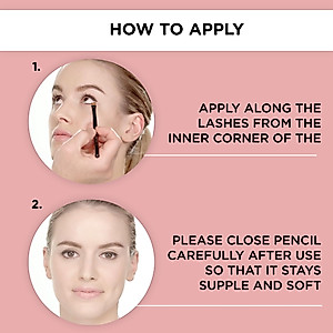 ARTDECO Soft Eyeliner Waterproof - Black N°10 - Creamy Consistency - Glides onto Eye - Smudge-Proof & Waterproof - Long Lasting Wax-Based Formula - Eyeliner Pencil - Eye Makeup - Kajal - 0.04 Oz