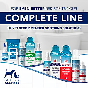 TropiClean Oxymed Tear Stain Remover for Dogs & Cats | Tearless Around The Eye Cleaner for Dogs & Cats 8 oz