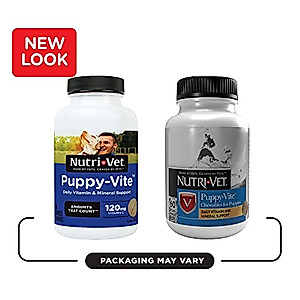 Nutri-Vet Multi-Vite Chewables for Puppies | Formulated with Vitamins & Minerals to Support Balanced Diet | 60 Count