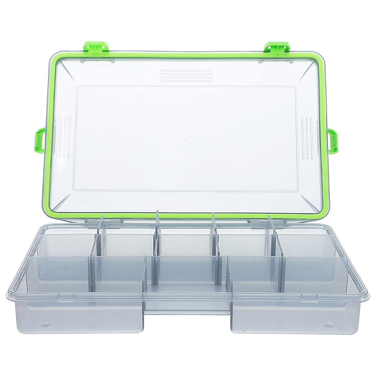 BESPORTBLE 1Pc Box Fishing Gear Storage Box Fishing Trays Tackle Organizer Tackle Bag jewelery organzer Lures Bag Earring Holder Fishing Storage Organizer Portable Plastic Bead Earrings