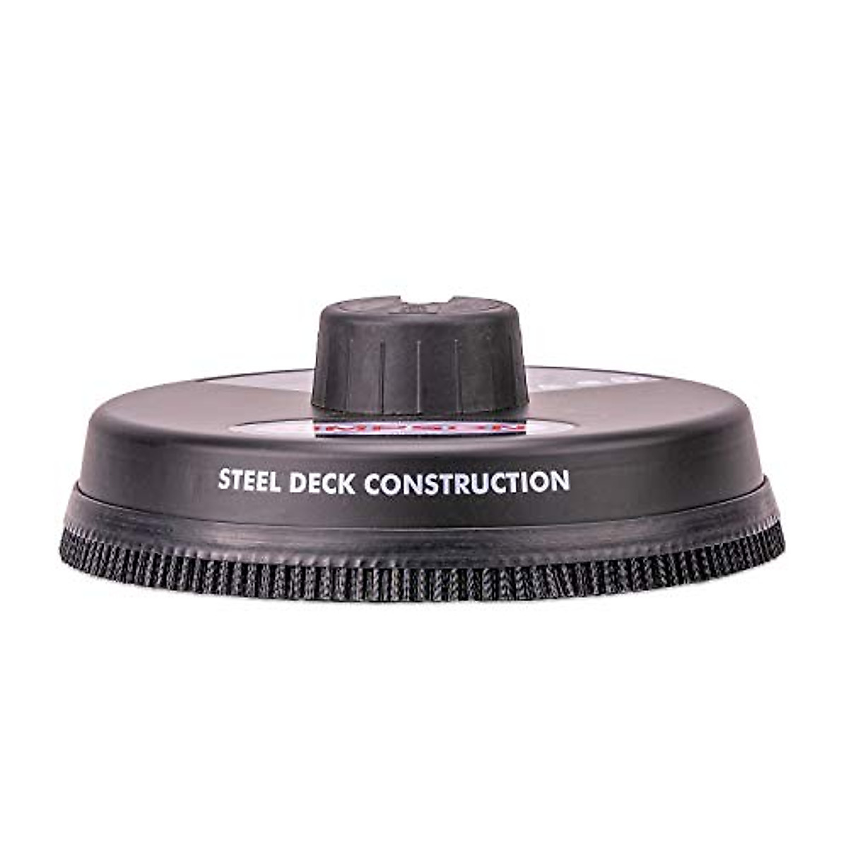 Simpson Cleaning 80165 Universal Scrubber, Rated 15" Steel Pressure Washer Surface Cleaner for Cold Water Machines, 1/4" Quick Connection, Recommended Min 3000 Max of 3700 PSI, Black