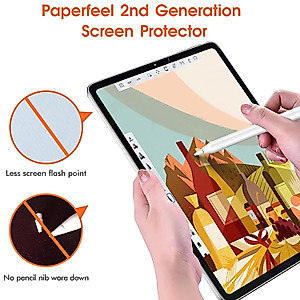 TMahhbid [2 Pack] Paper-Feel Screen Protector for Microsoft Surface Pro 9 2022/ Surface Pro 8/ Surface Pro X 13 Inch, Anti-Glare/Writing Smooth PET Protective Film for S-Pen - Matte
