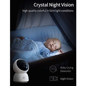 IMILAB Indoor Security Camera, C20 WiFi 1080P Surveillance IP Camera for Pet/Nanny/Baby Monitor, with Human Tracking, Night Vision, 2-Way Audio