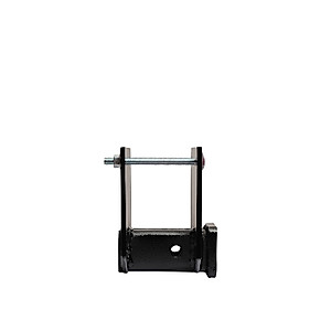 Rv Bumper Hitch Receiver 2 inch with Anti Rattle Hitch Tightener for 4x4 inch Bumper Bars Trailer Towing Cargo Carrier Bike Racks BBQ Grill Carrier Campers Camping 3500 lbs [Complete Set]