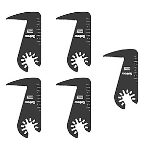 5 Pack Drywall Blade for Oscillating Tool, Oscillating Tool Drywall Jab Saw Blade Fit Fein Multimaster Porter Cable Bosch Ryobi Dewalt Milwaukee Rockwell Oscillating Tool Blades