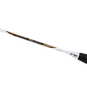 Yonex Arcsaber 71 Light Graphite Badminton Raquet with Free Full Cover (77 Grams, 30 lbs Tension) (71 White)