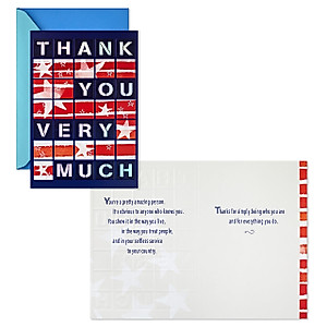 Hallmark Pack of 3 Military Thank You Cards, Veterans Day Cards (Protect and Serve)
