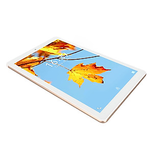 Acogedor 10.1inch Android Tablet, 1920x1200 HD Display MTK6592 CPU 4GB RAM 64GB ROM 5G WiFi Tablet with Dual Camera, Dual Card Dual Standby, 5000mAh, Gold
