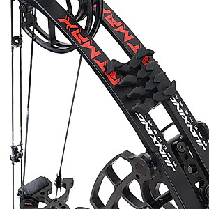 SOPOGER Bow Limb Dampeners for Compound Bow Crossbow Limb Dampeners Split Limb Stabilizer Dampener Bow Sliencer for Reduceing Noise and Vibration (Black)