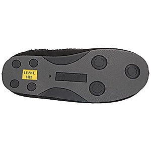 Deer Stags Men's ALMA Slipper, Black, 10 Wide