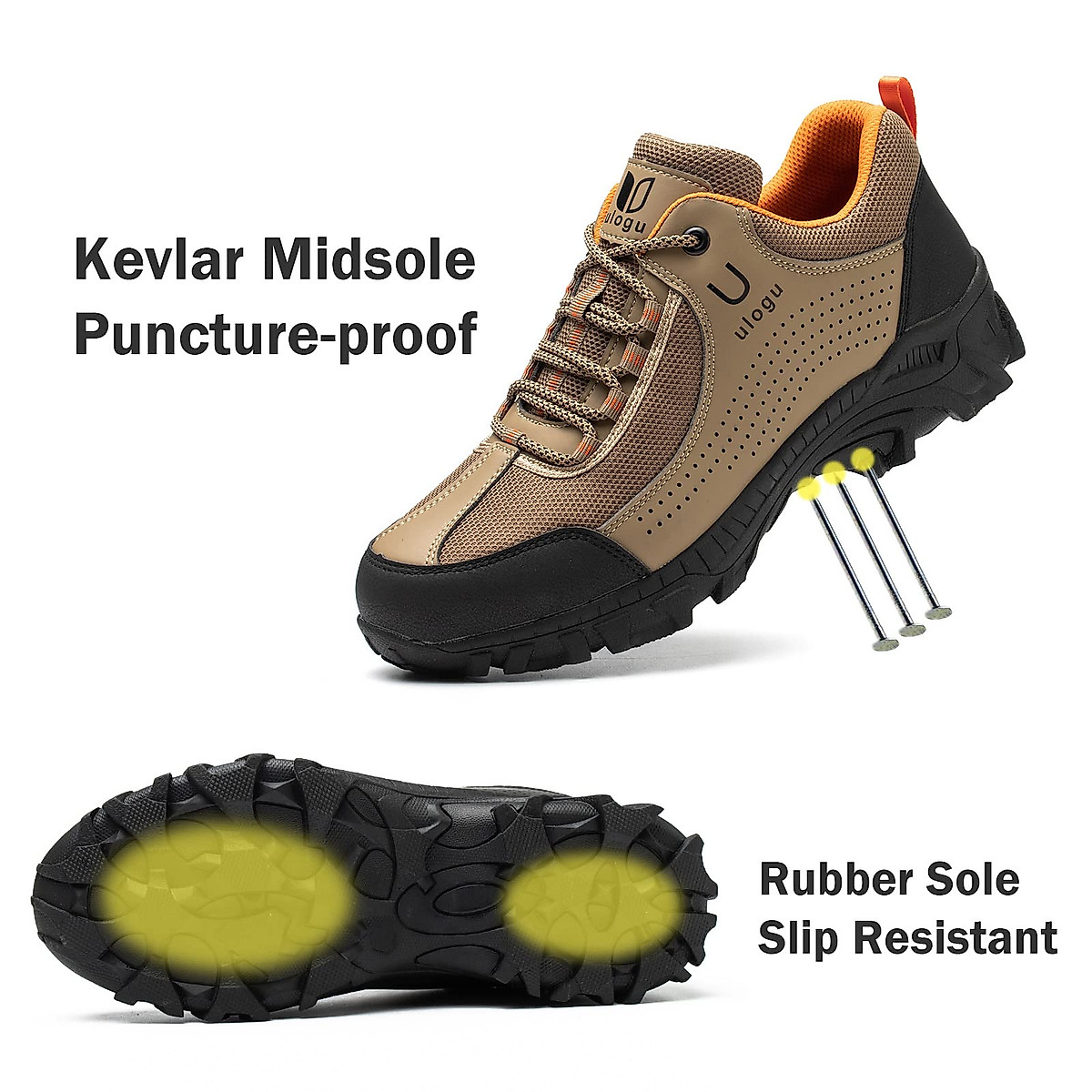 Steel Toe Tennis Shoes for Men Lightweight Slip Resistant Breathable Contruction Comfortable Women Work Shoes Indestructible Safety Sneakers Industrial zapatos de trabajo para hombres seguridad acero