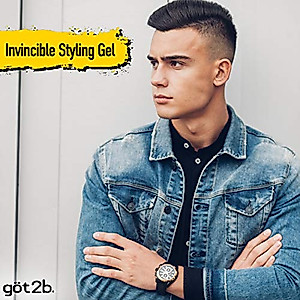 Got2b Ultra Glued Invincible Styling Hair Gel, 6 oz (Count of 3)