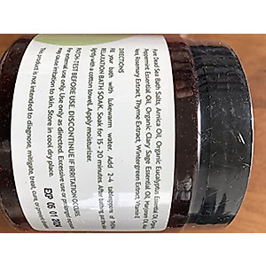 Organic Muscle Soak Relaxation Stress Relief Aromatherapy Essential Oils Arnica Peppermint Eucalyptus Natural Dead Sea Bath Salts for Self Care Wellness Soaking Foot Relaxing Gifts for Women Men